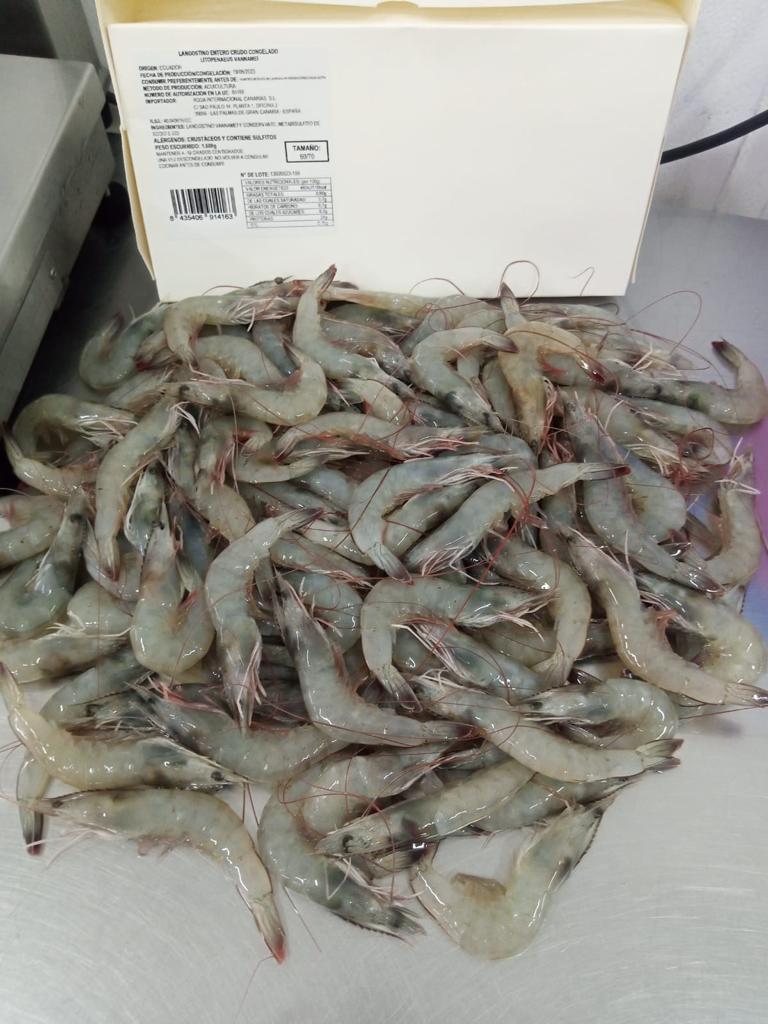 VANNAMEI BRINE 6kg BOX - Roda International Group